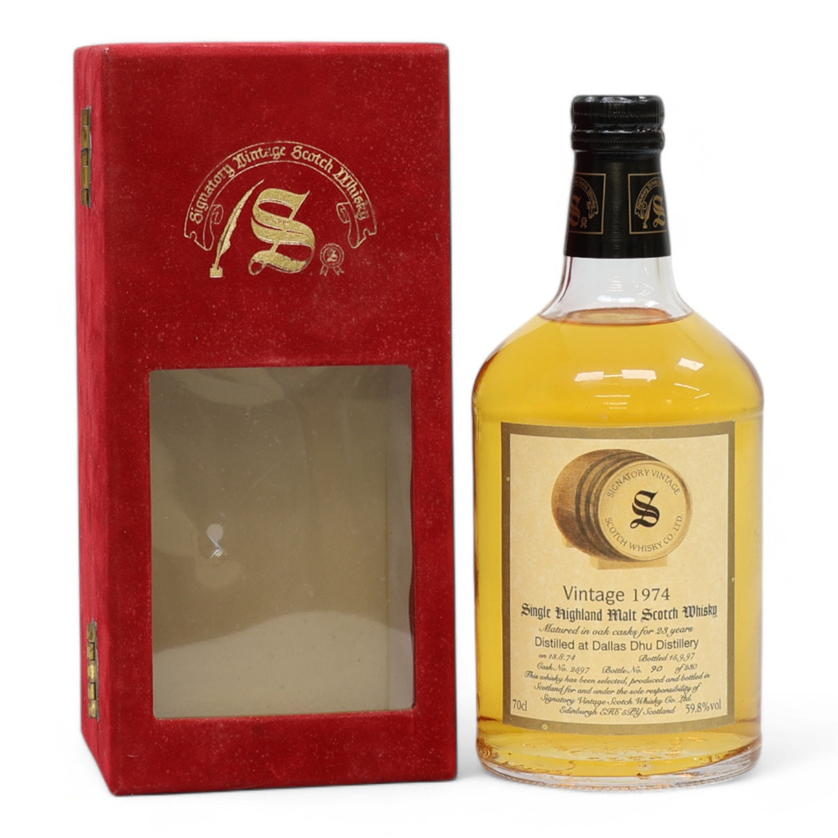 Dallas Dhu 23 Year Old 1974 Signatory Vintage Single Cask #2597 Speysi – Whisky Situation