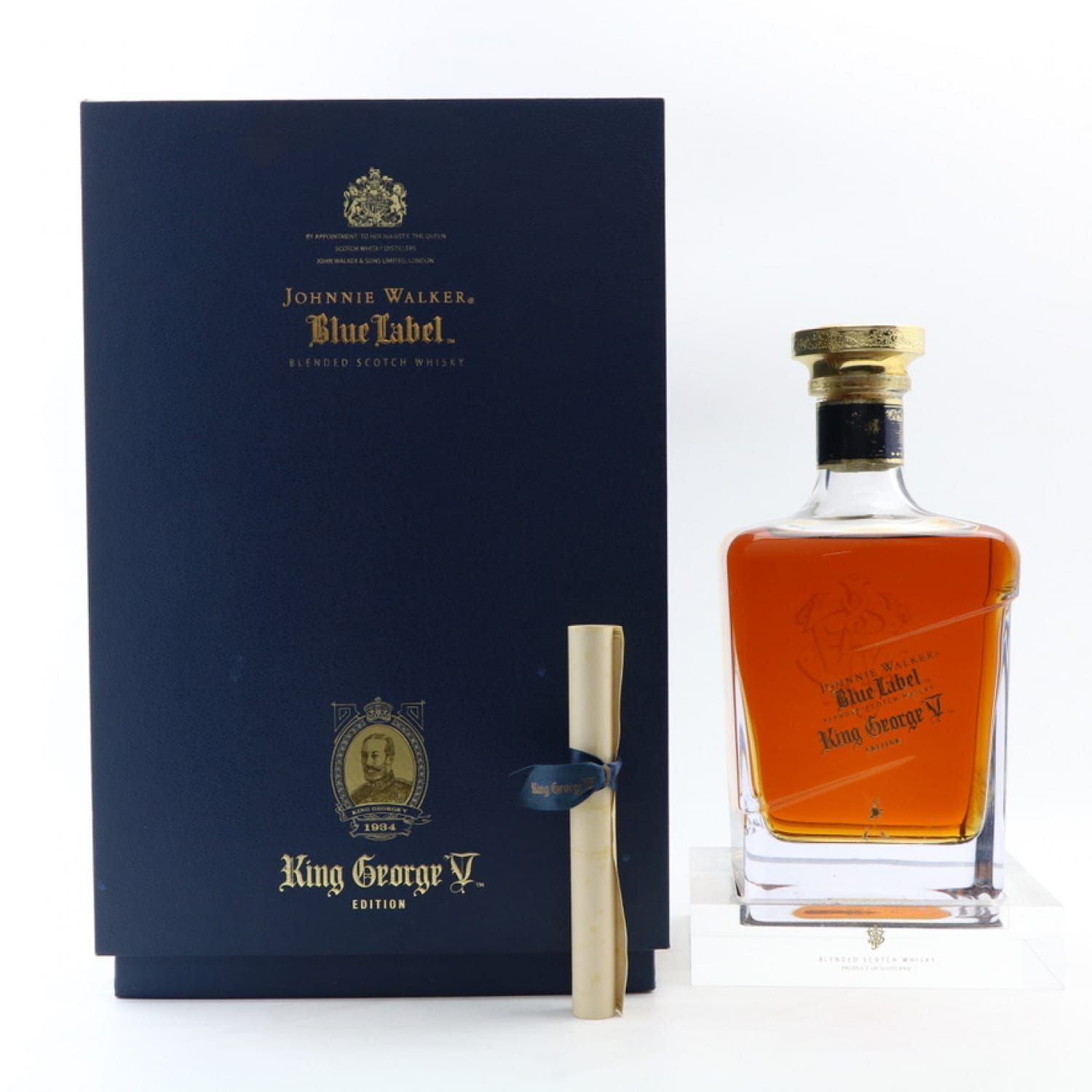 Johnnie Walker Blue Label King George V Edition Blended Scotch Whisky ...