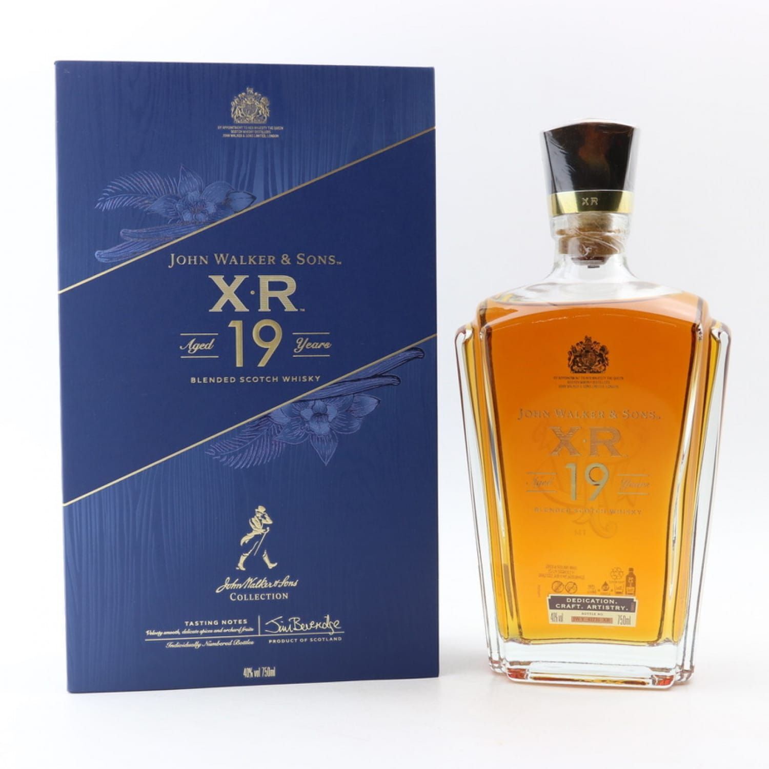 Johnnie Walker & Sons XR 19 Year Old Blended Scotch Whisky (2021) 75cl ...
