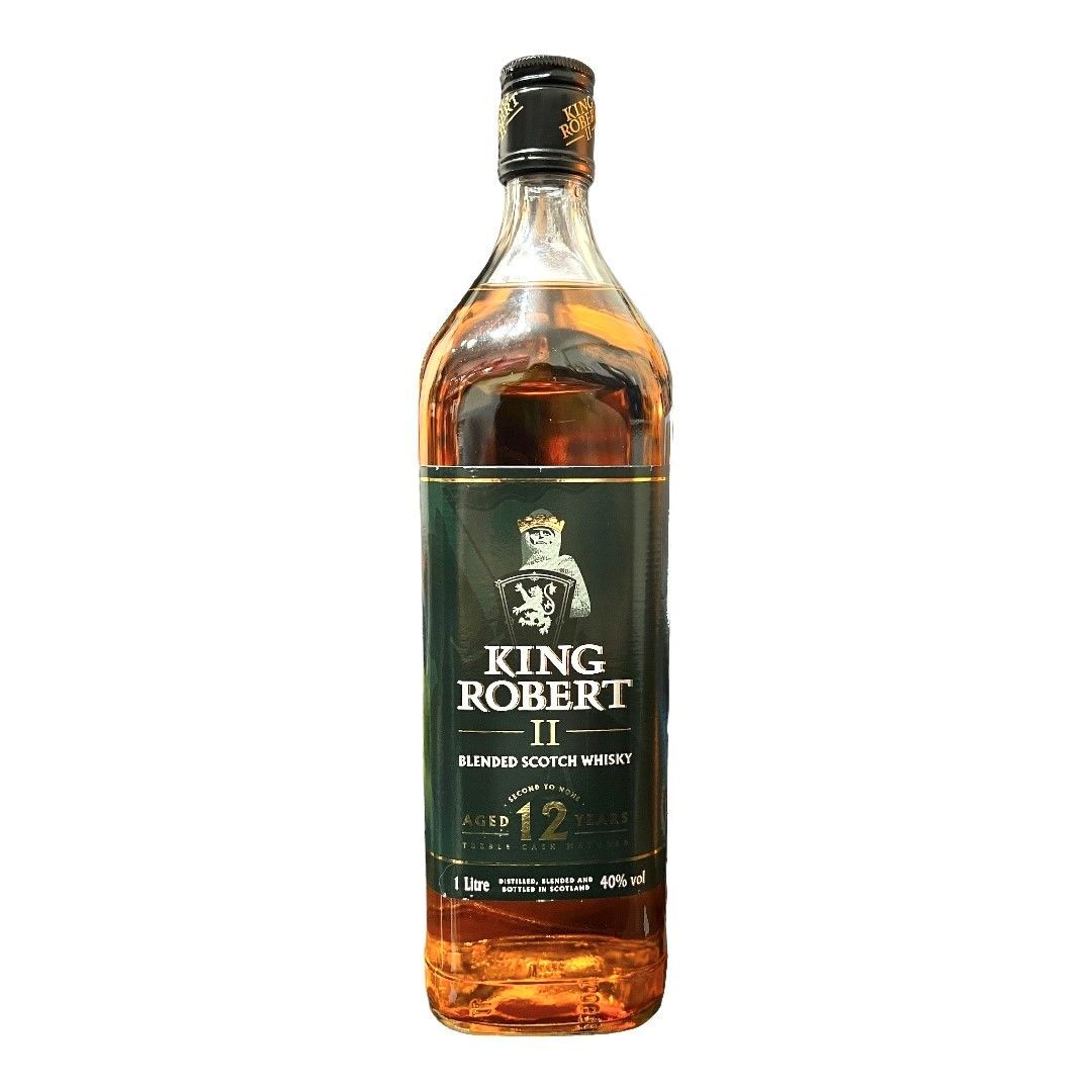 King Robert II 12 Year Old Deluxe Blended Whisky 1 Litre Ian Mcleod ...