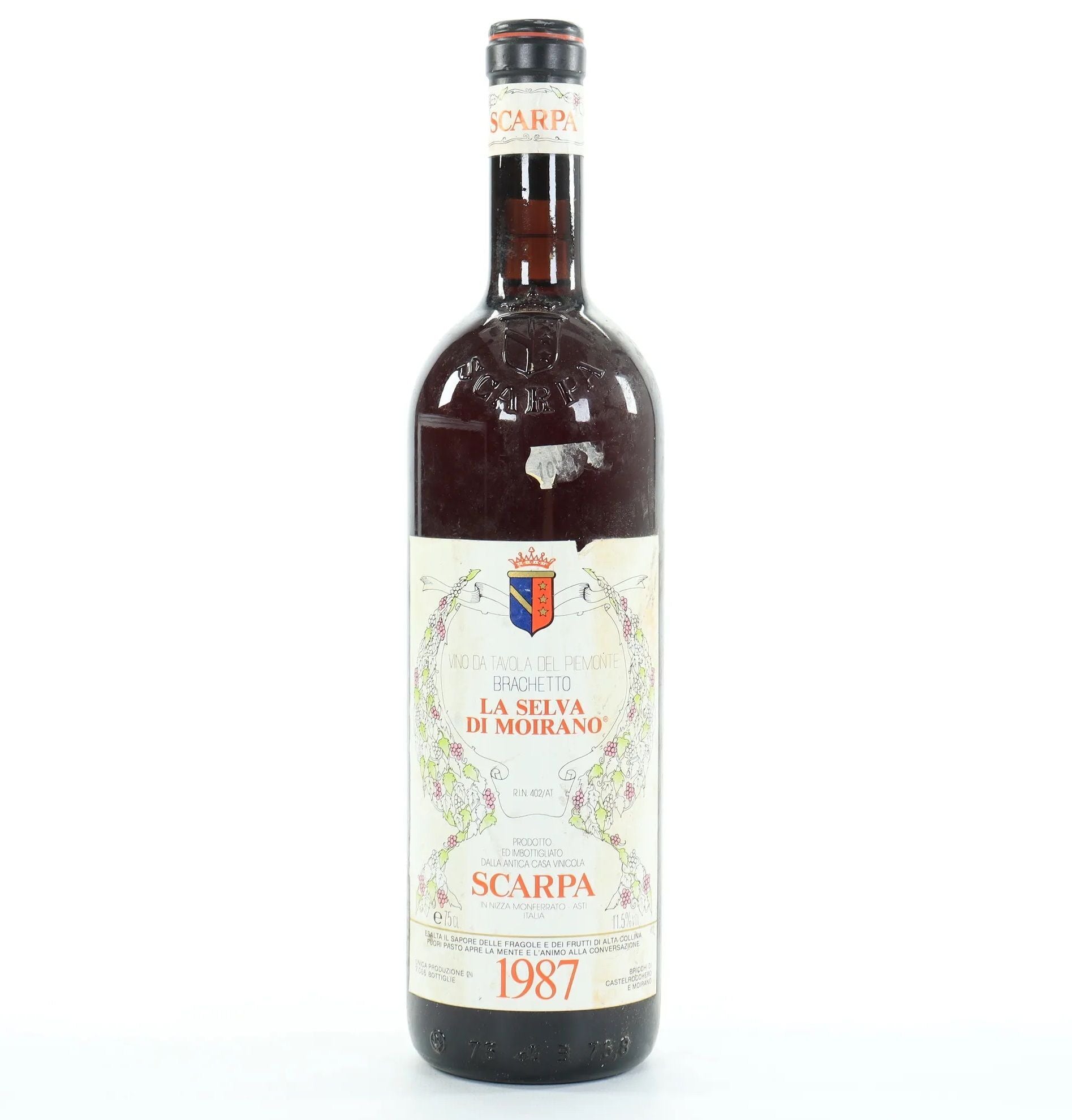 Scarpa La Selva Di Moirano 1987 Red Wine (75cl) – Whisky Situation