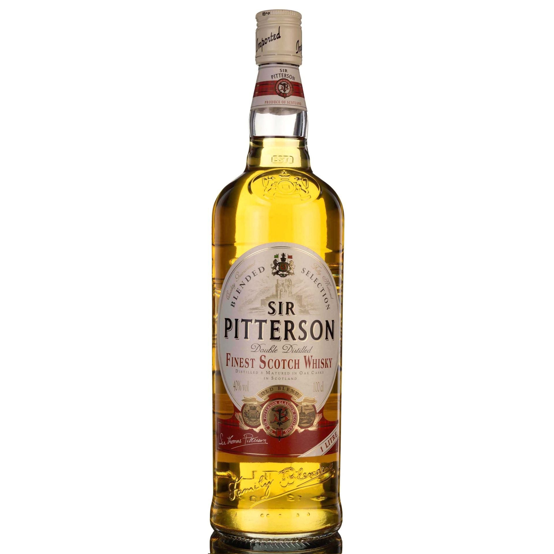 Sir Pitterson Blended Whisky (1980s) 1 Litre – Whisky Situation