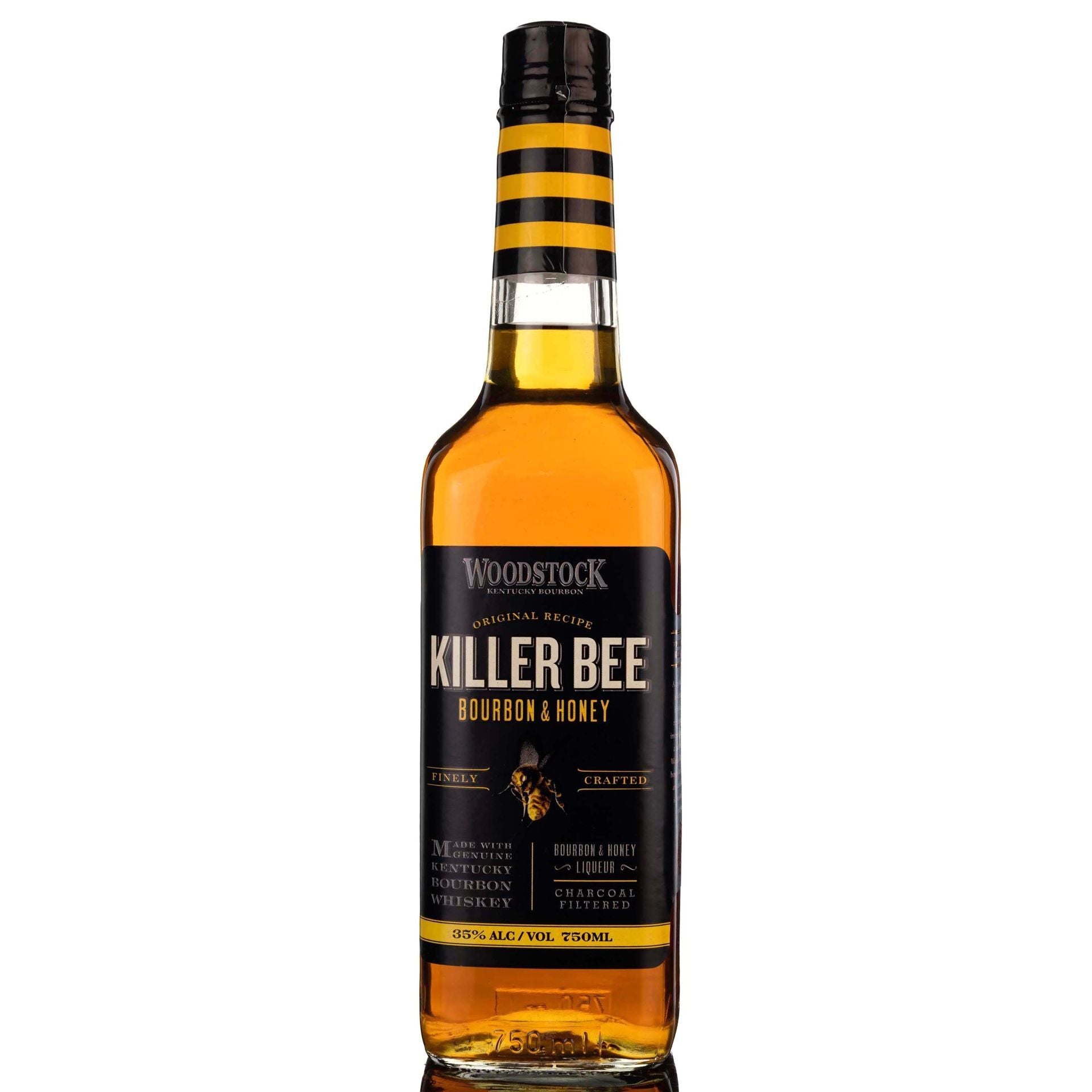 Killer Bee Bourbon & Honey Kentucky Bourbon Whiskey Liqueur 75cl ...