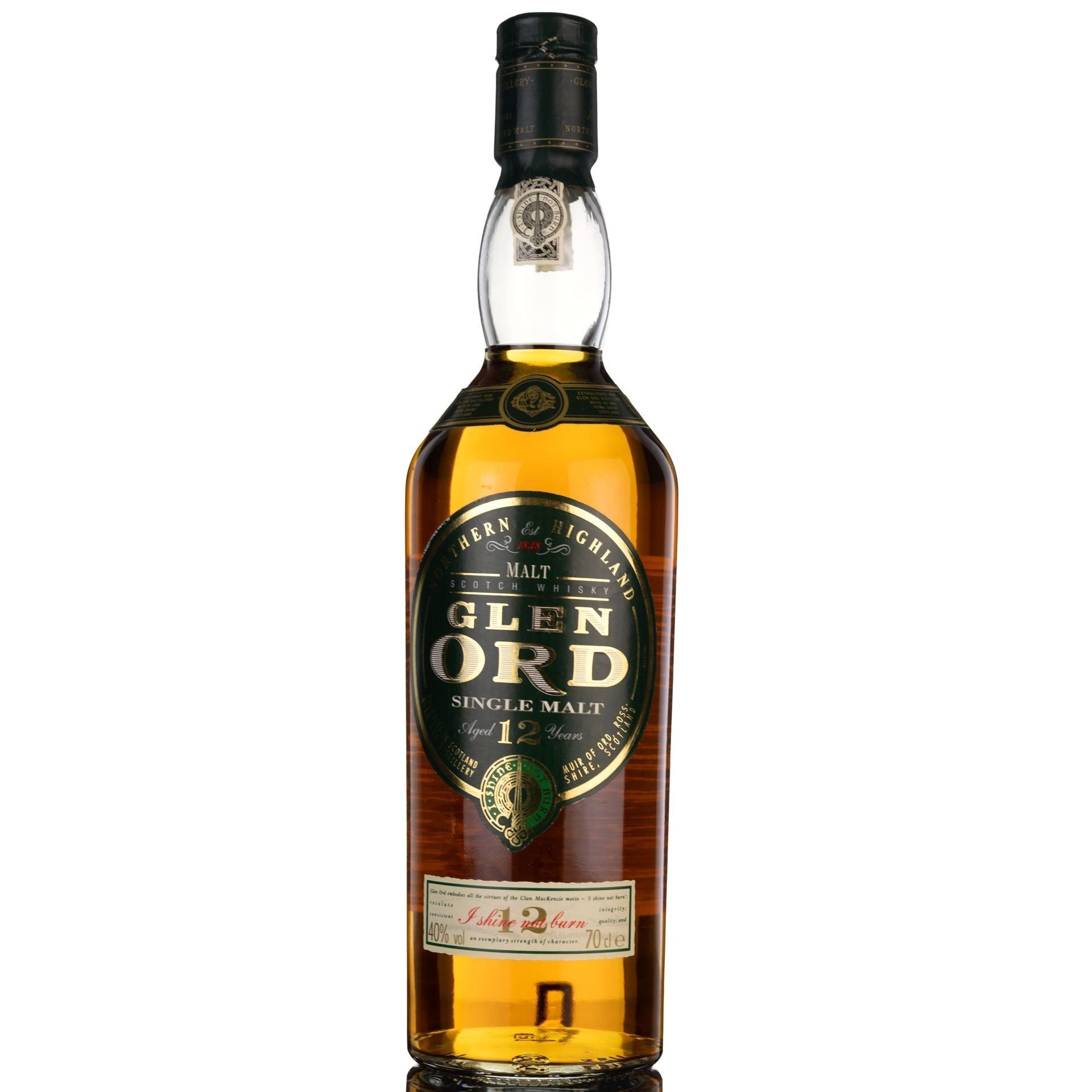 Glen Ord 12 Year Old "I Shine Not Burn" (1990s) 70cl – Whisky Situation