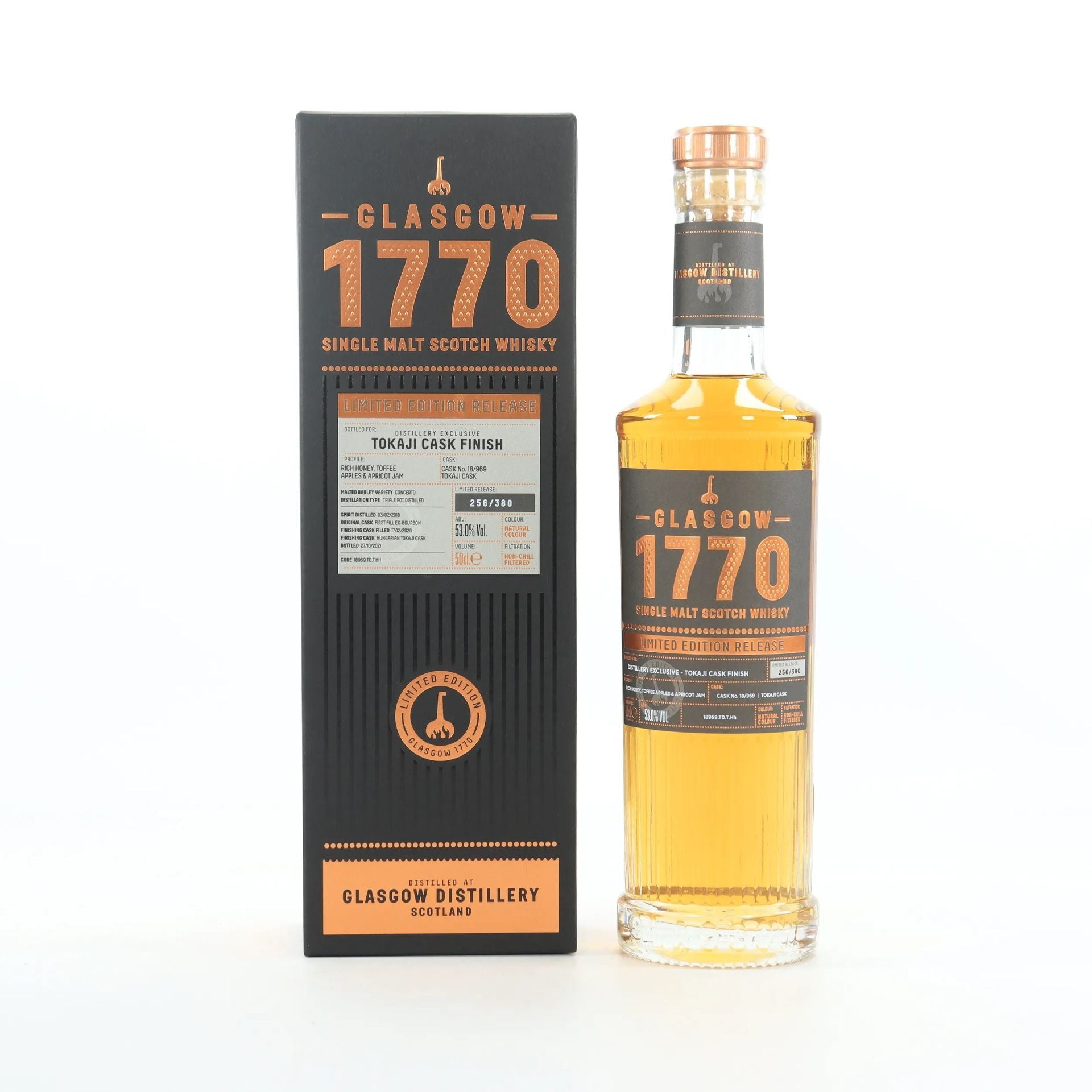 Glasgow 1770 (Cask #18/969 Tokaji Cask Finish) Distillery Exclusive 20 ...