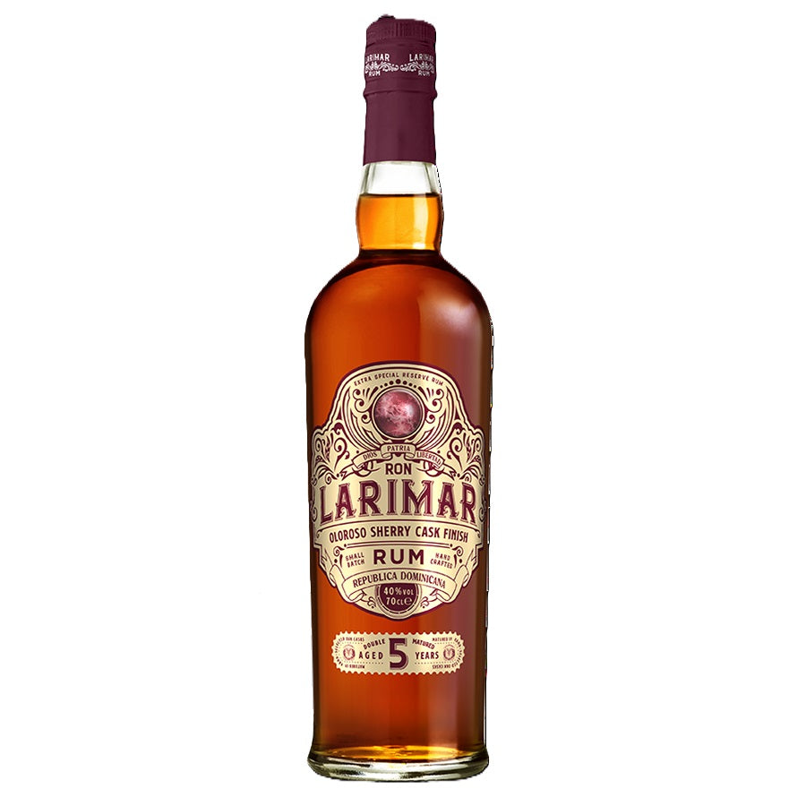 Ron Larimar 5 Year Old Small Batch Oloroso Finish Dominican Rum 70cl ...