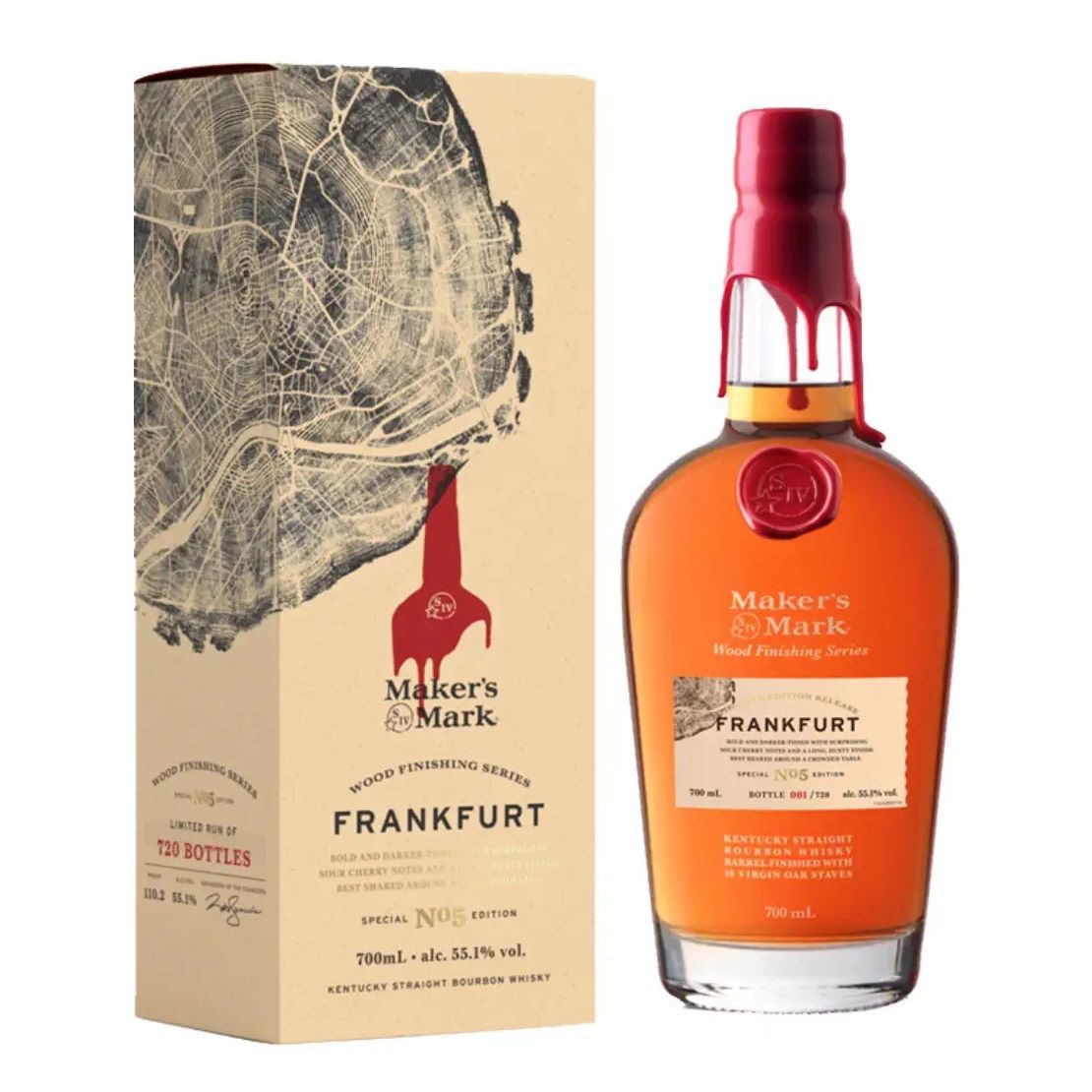 Maker's Mark Barrel Proof Number 05 Wood Finishing Series Frankfurt Ai ...