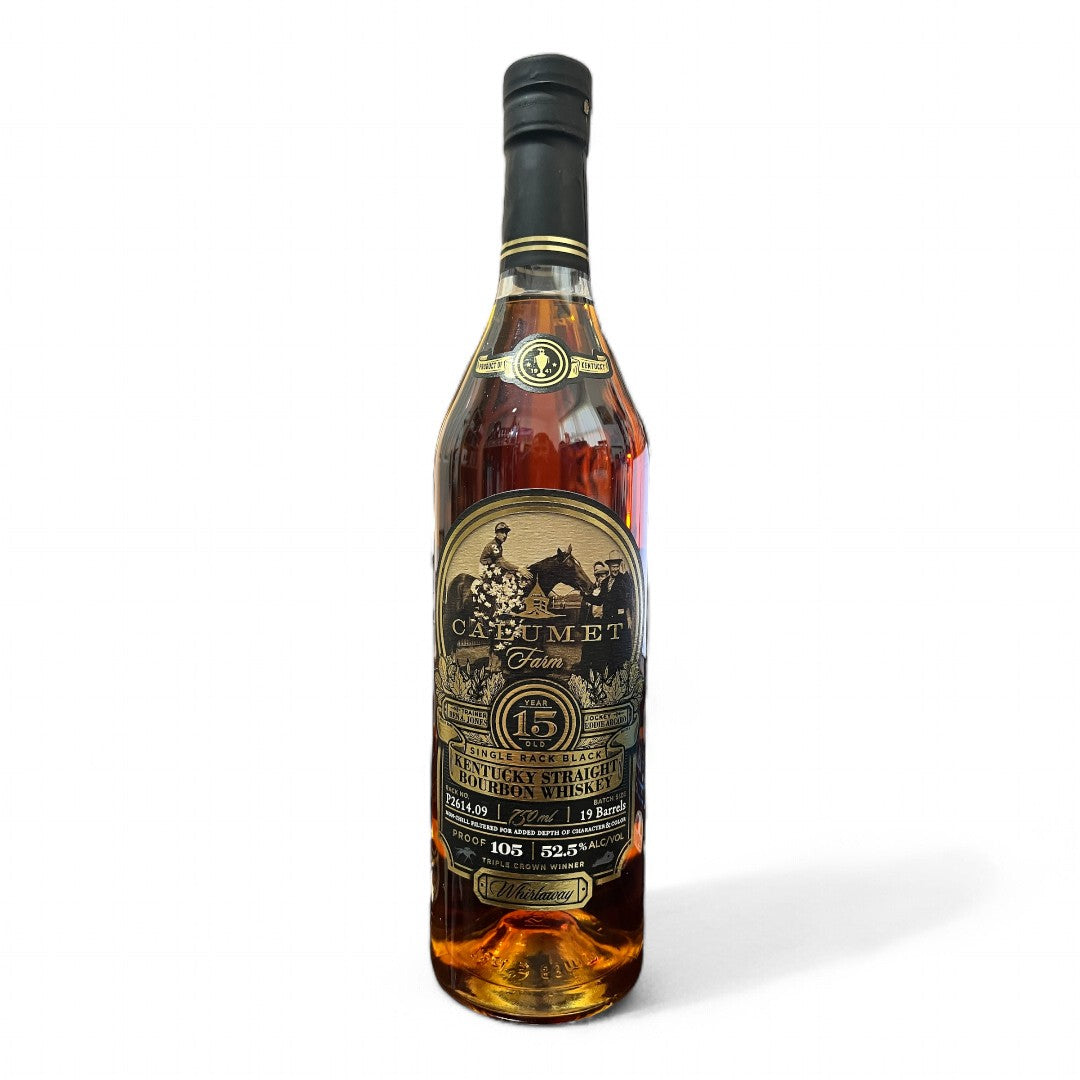 Calumet Farms 15 Year Old Single Rack Black Kentucky Straight Bourbon ...