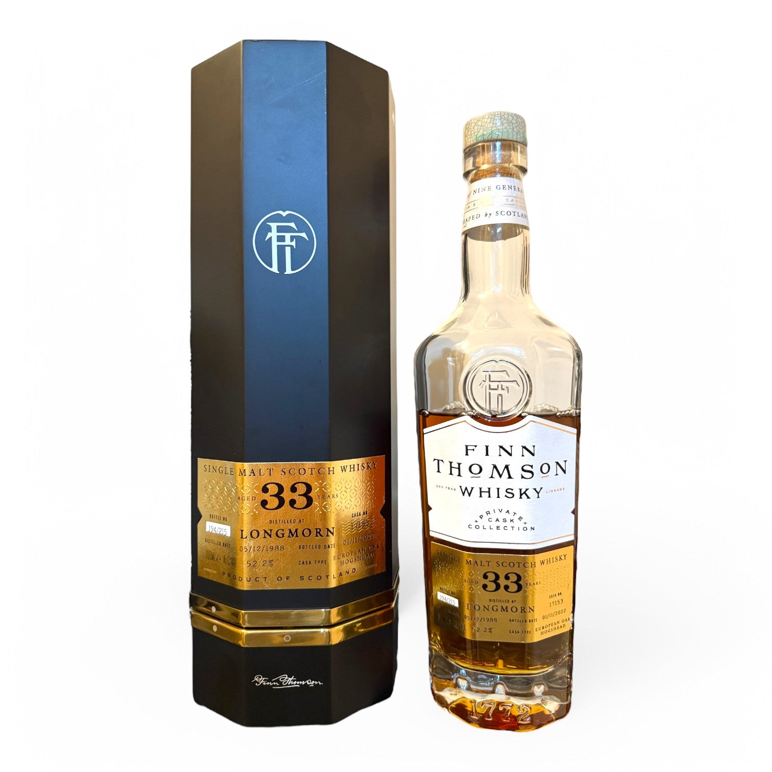 Longmorn 33 Year Old 1988 Single Finn Thomson Single Private European ...