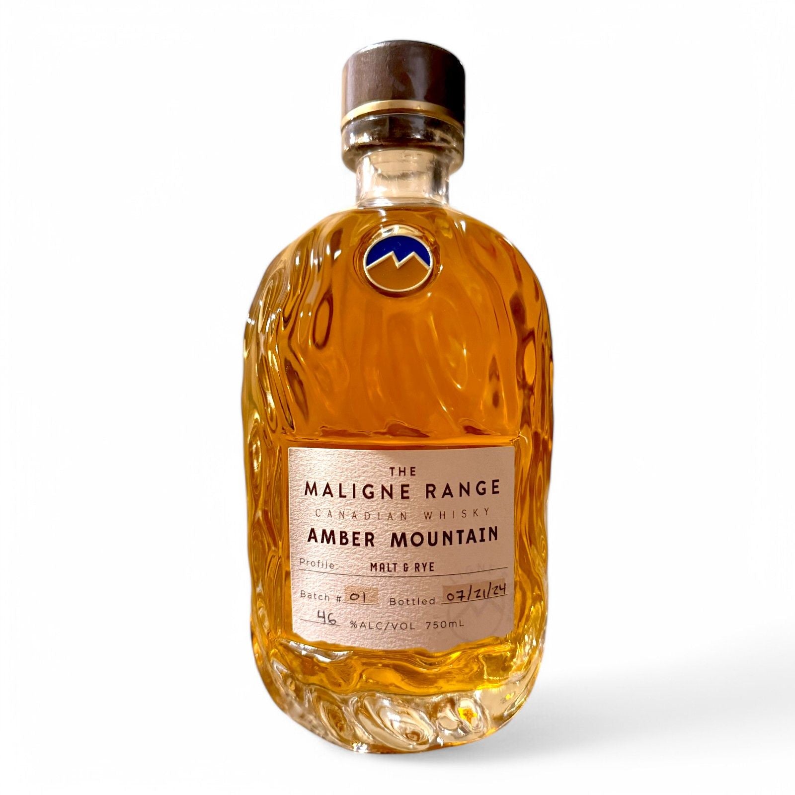 The Maligne Range Amber Mountain Limited Edition Malt & Rye Canadian W ...