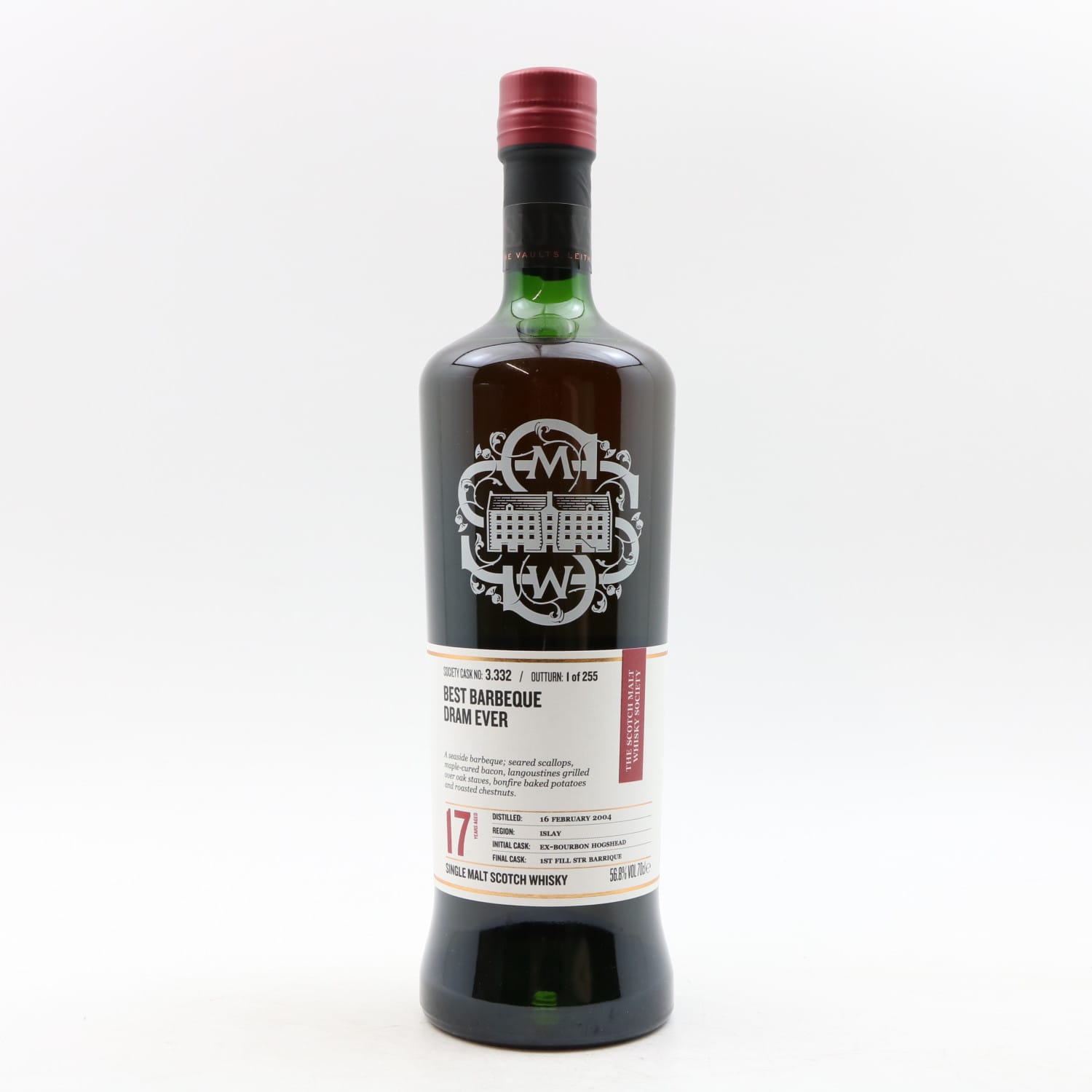 Bowmore 17 Year Old 2004 SMWS Single 1st Fill Toasted STR Barrique Cas ...