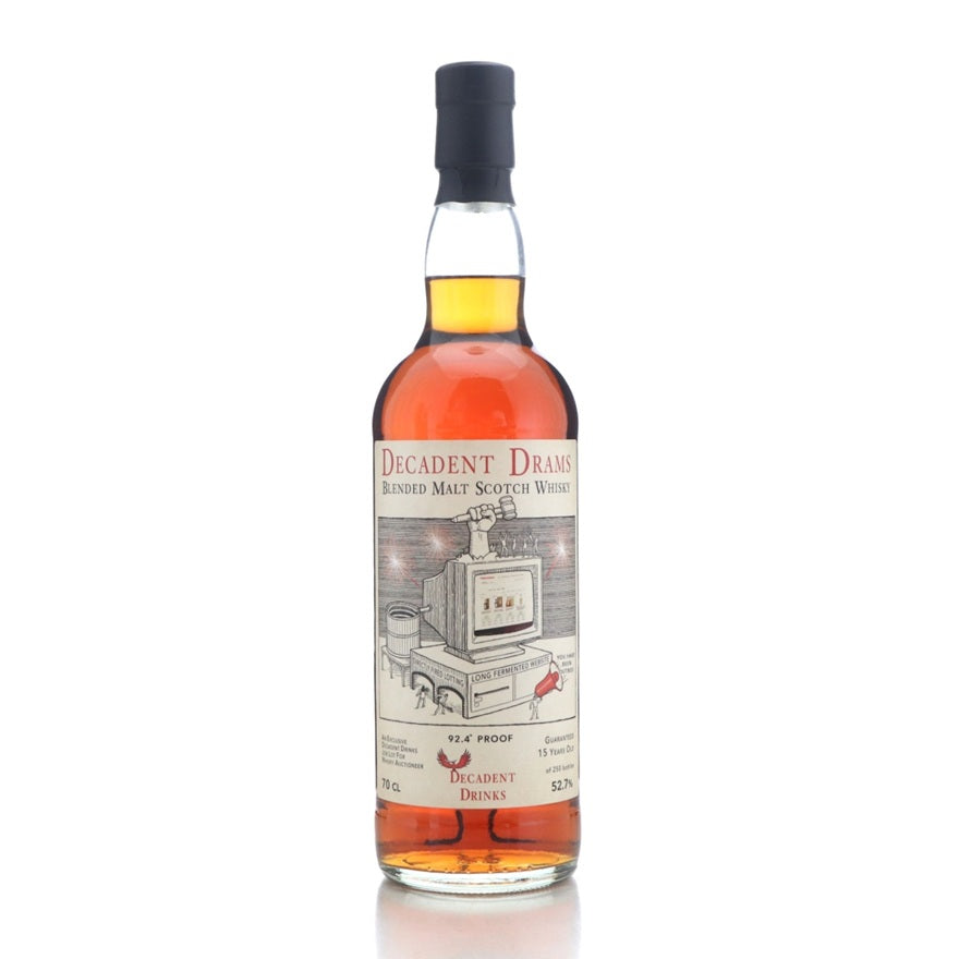 Decadent Drinks Decadent Drams 15 Year Old Blended Malt WA Exclusive L ...