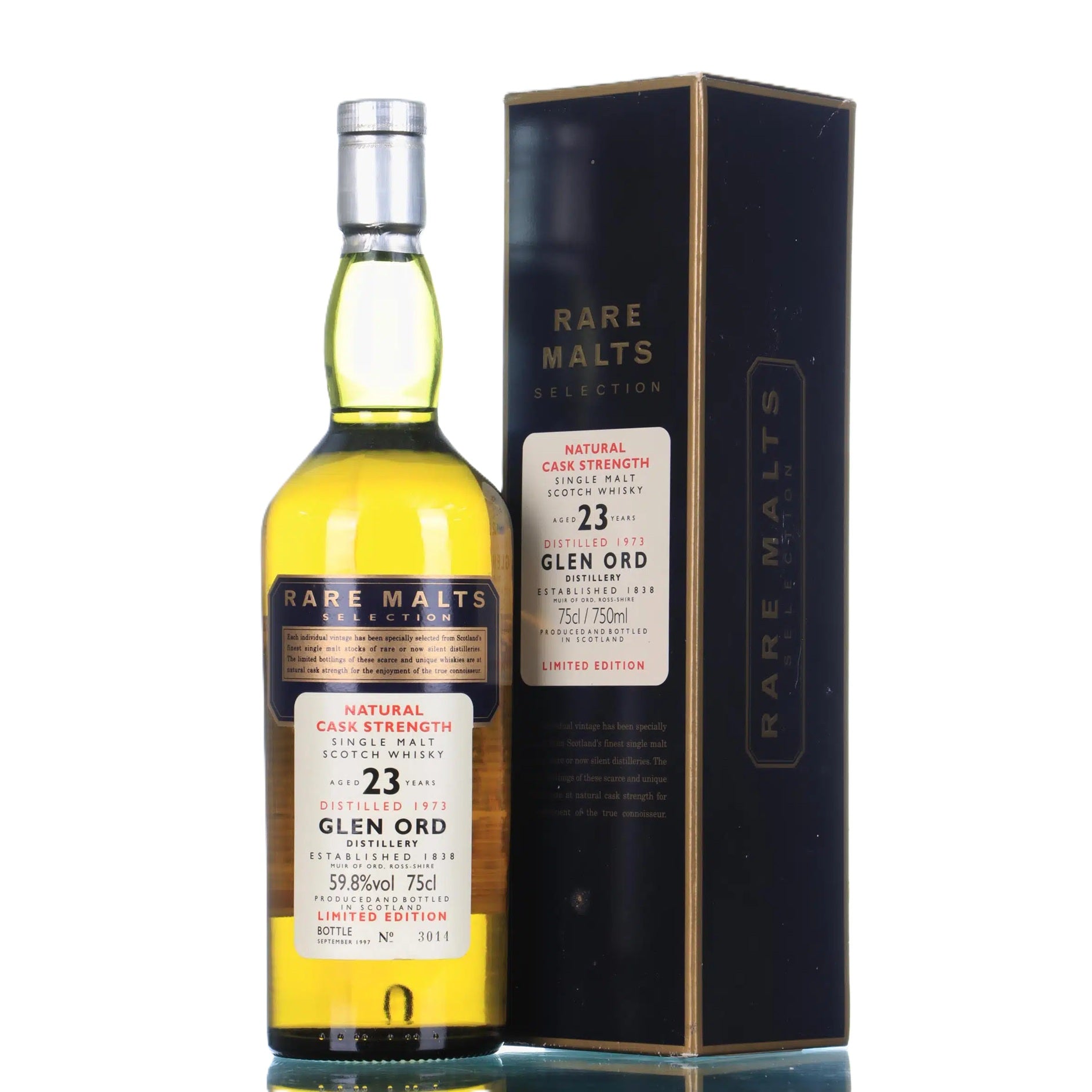 Glen Ord 23 Year Old 1973 Rare Malts Highland Single Malt Scotch Whisk ...