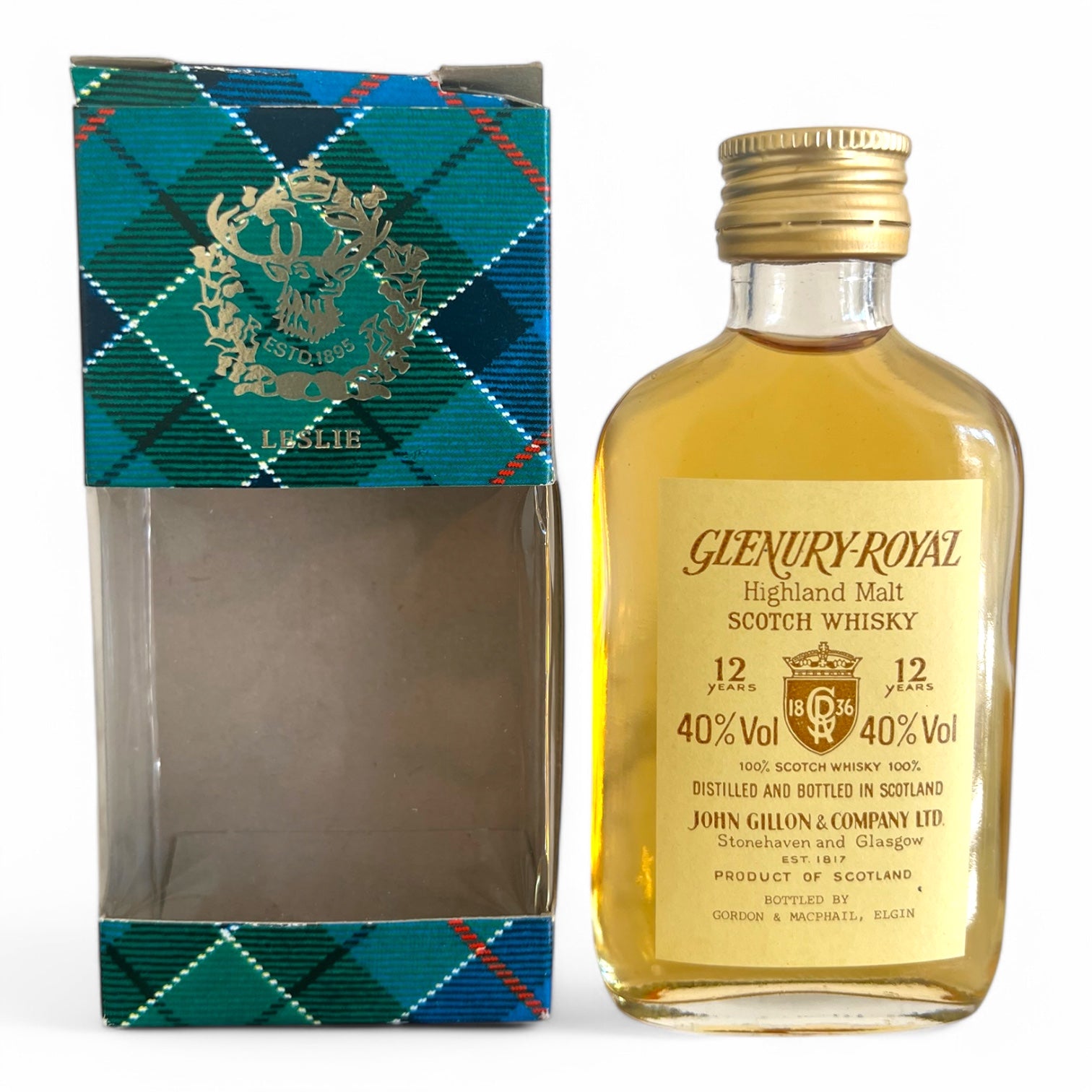 Glenury Royal 12 Year Old Gordon & Macphail John Gillon & Company Ghos ...