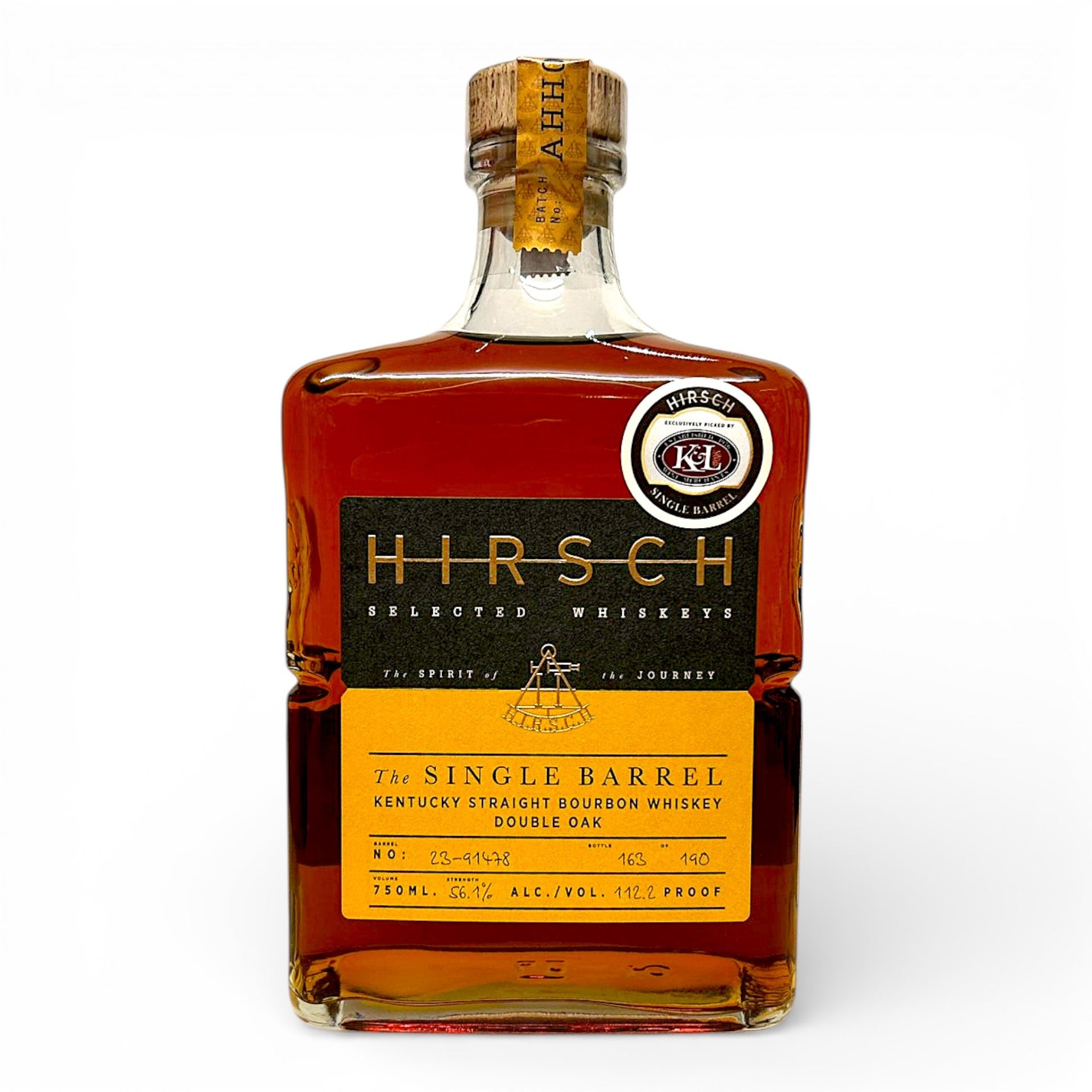 Hirsch (Willett) 7 Year Old “The Single Barrel” K&L Exclusive Barrel ...