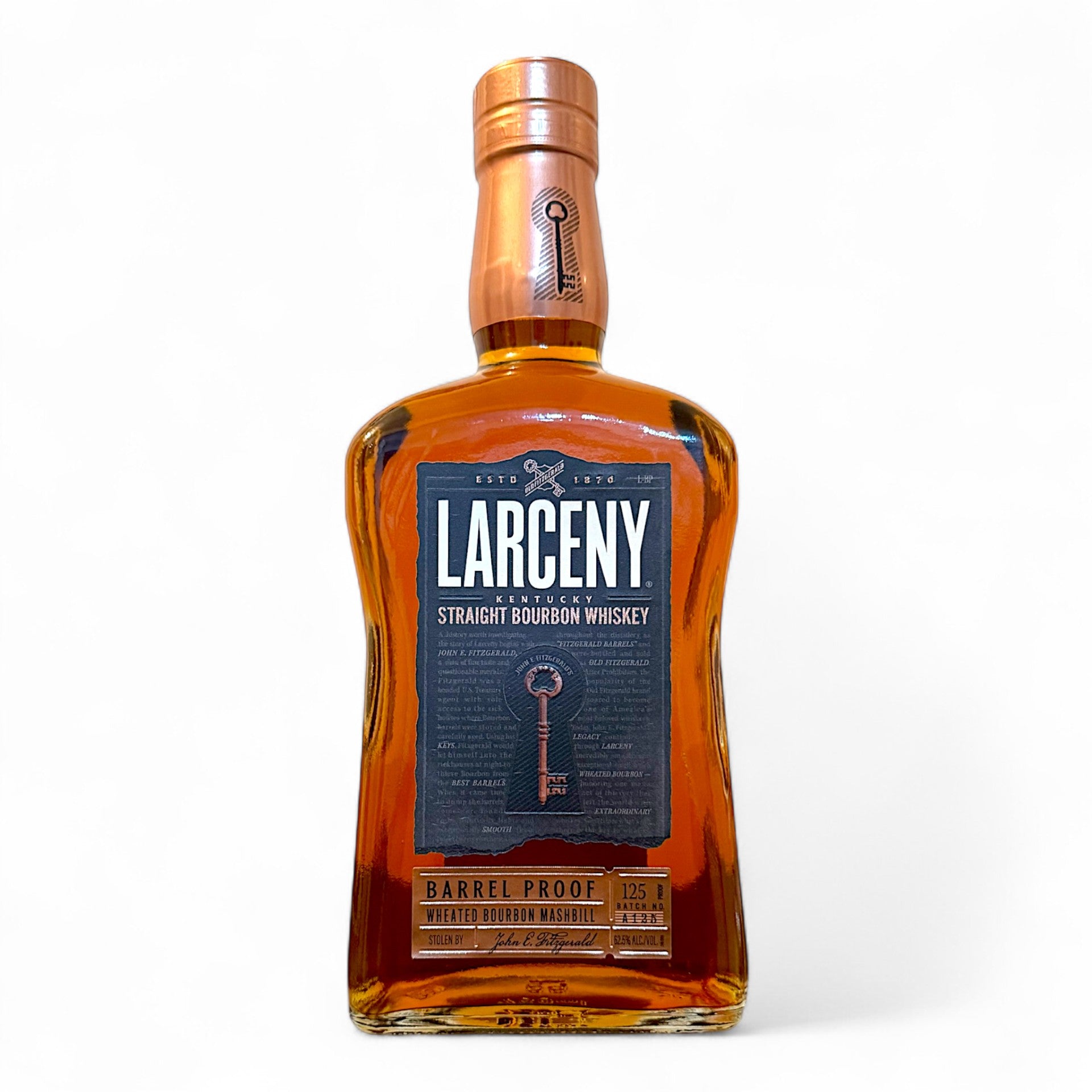 Larceny Barrel Proof Wheated Bourbon Mashbill Batch A125 125 Proof fro ...