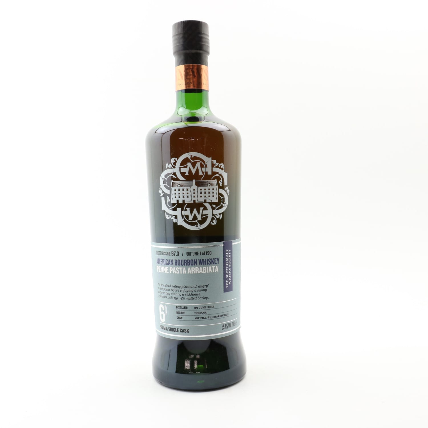 MGP (Midwest Grain Products) 6 Year Old 2015 SMWS Single 1st Fill #4 C ...