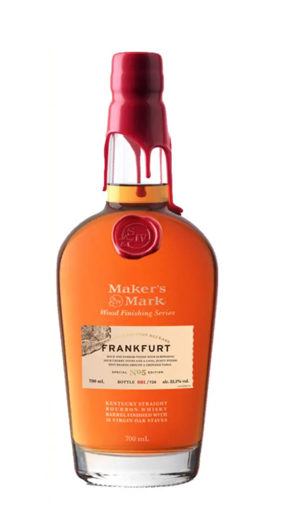 Maker's Mark Barrel Proof Number 05 Wood Finishing Series Frankfurt Ai ...