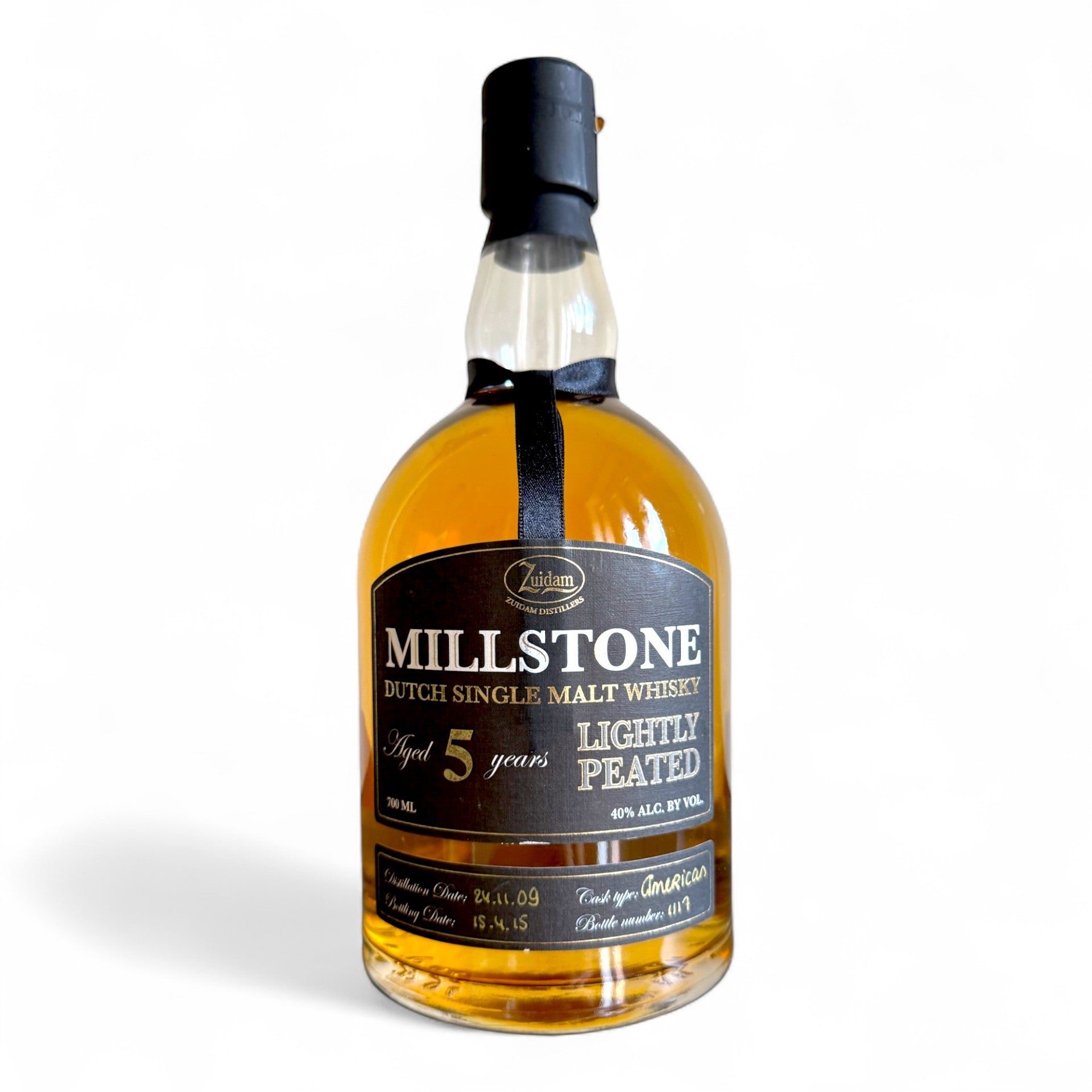 Millstone 5 Year Old Lightly Peated 2009 American Oak Matured Single M ...