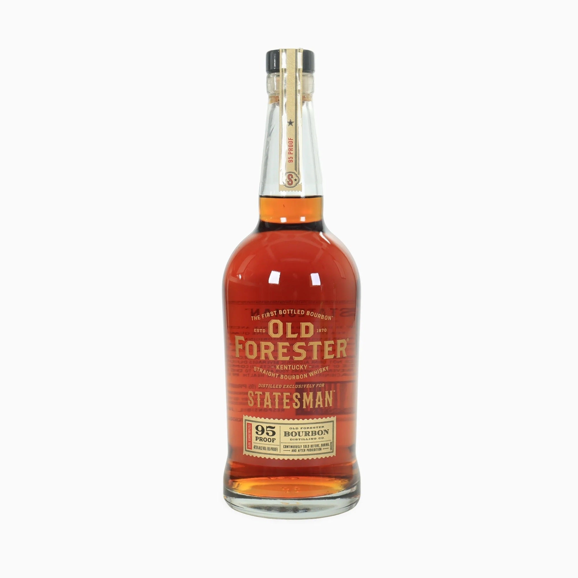 Old Forester Statesman Kentucky Straight Bourbon Whiskey (2018) 75cl ...