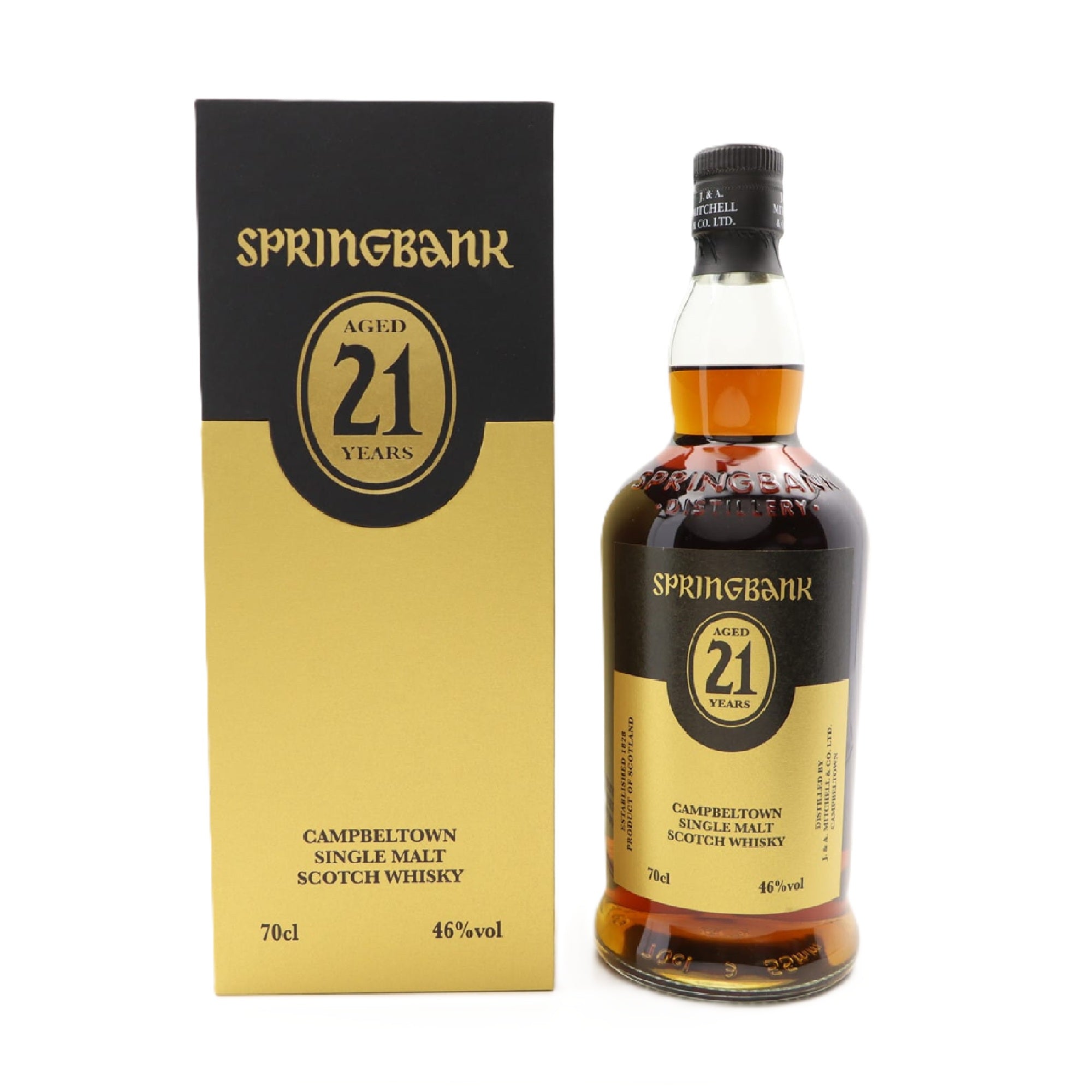Springbank 21 Year Old Campbeltown Single Malt Scotch Whisky (2022) 70 ...