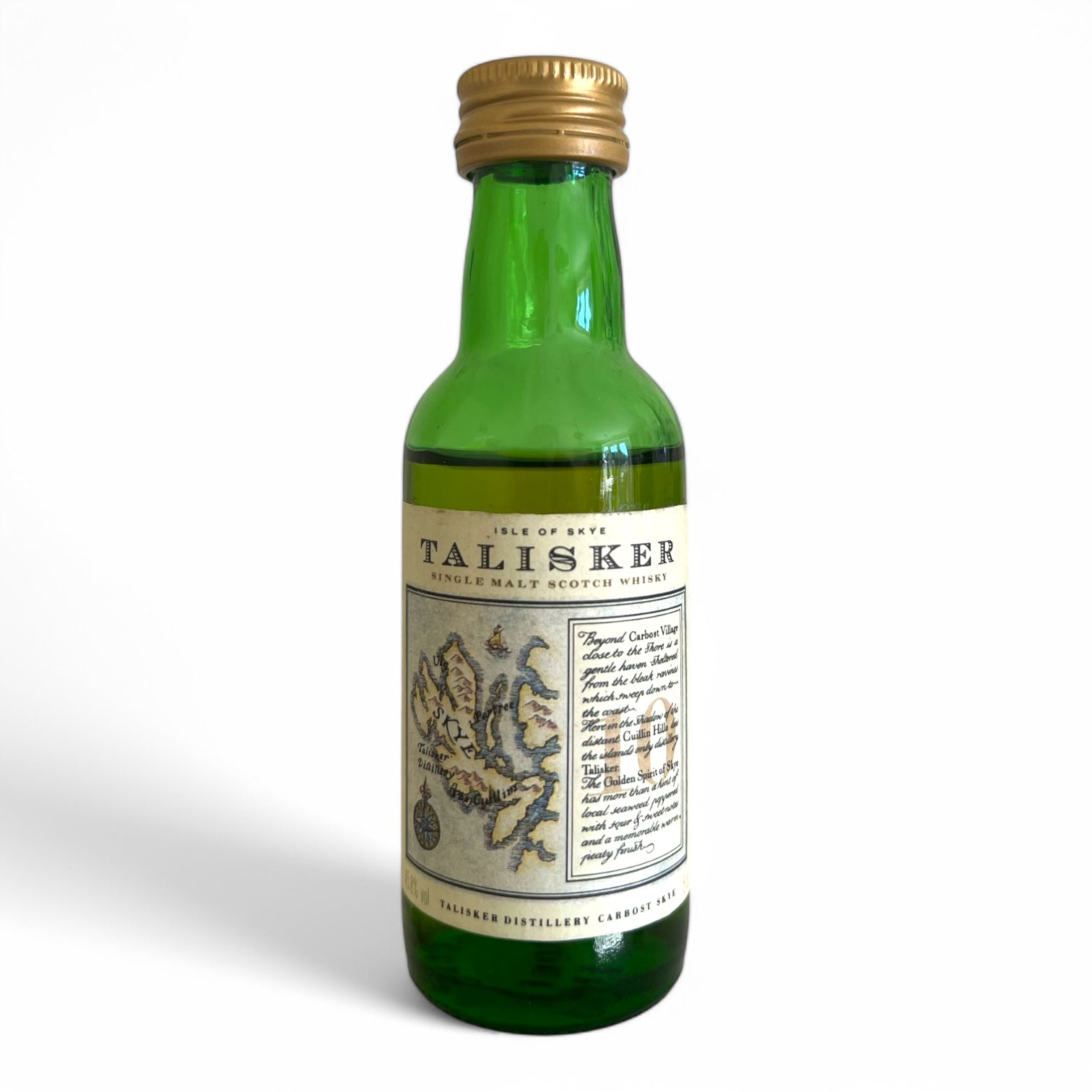 Talisker 10 Year Old Map Graphic Pre-Classic Malts Island Single Malt ...